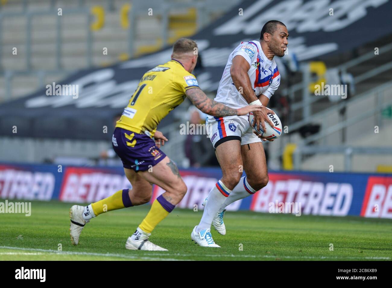 Wakefield Trinity's Bill Tupou in action Stock Photo - Alamy