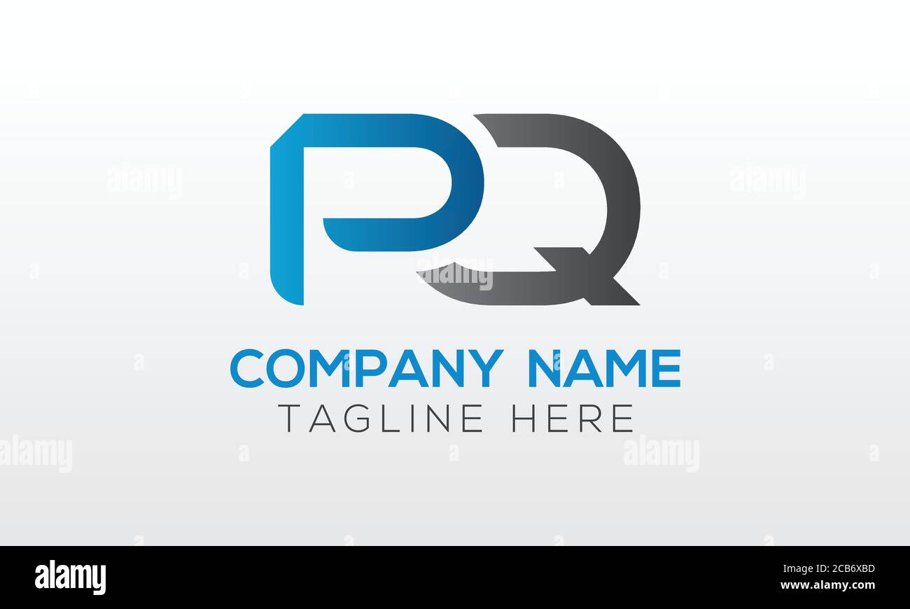 Initial PQ Letter Logo With Creative Modern Business Typography Vector ...
