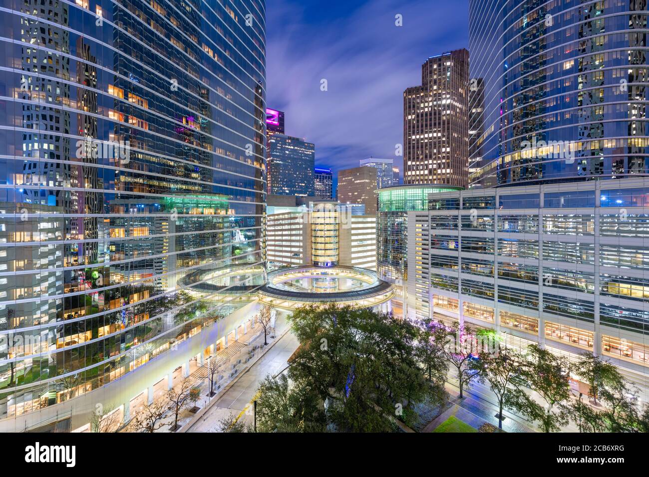 Houston texas night hi-res stock photography and images - Alamy