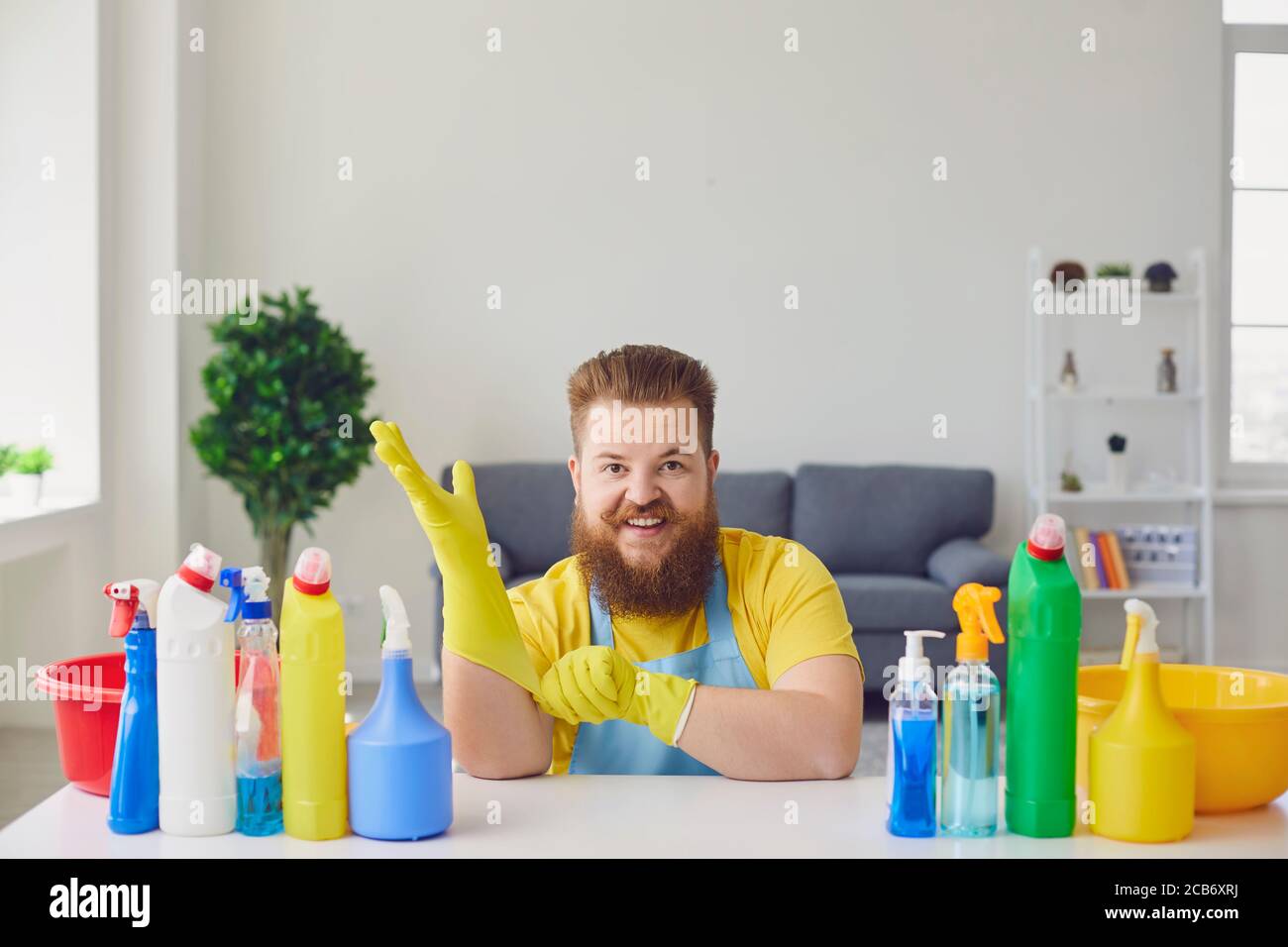 Funny Men Cleaning House