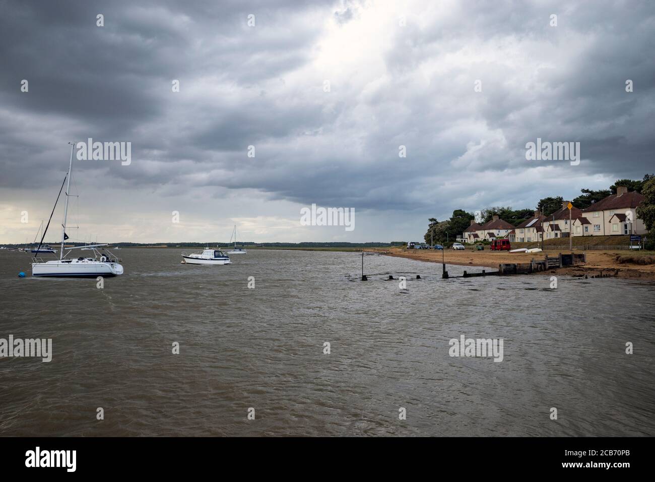 River Deben Bawdsey Ferry Suffolk UK Stock Photo - Alamy