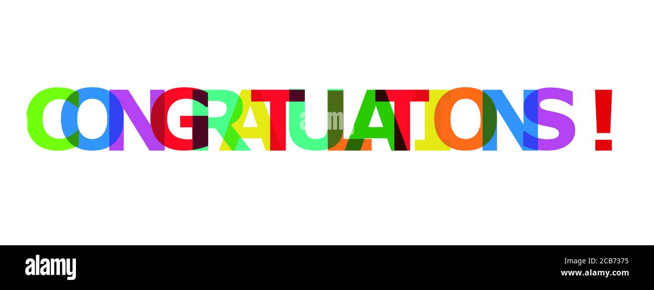 Congratulations business Cut Out Stock Images & Pictures - Alamy