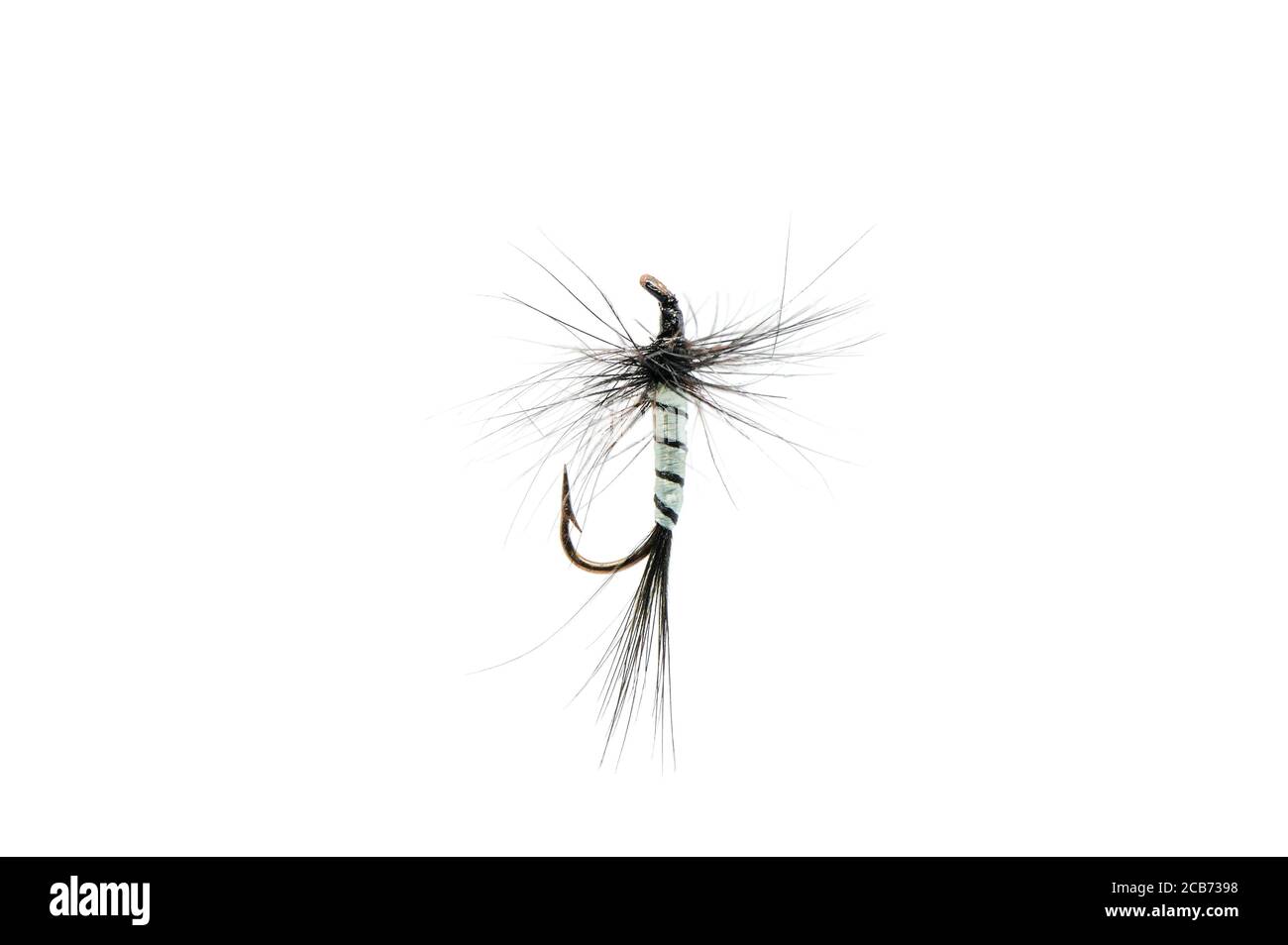 Imitation fly fish or aquatic insect on hook hi-res stock photography ...
