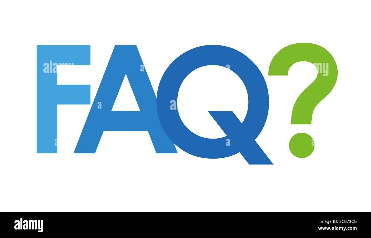 faq text in white background Stock Photo - Alamy