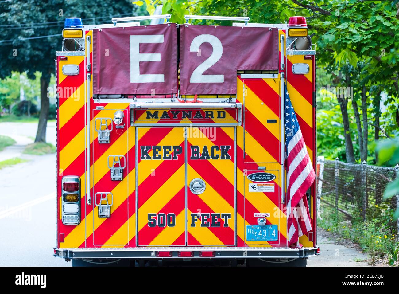 Maynard, Massachusetts Fire Department Stock Photo - Alamy
