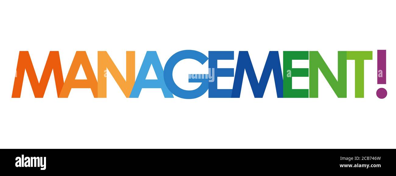 management text in white background Stock Photo - Alamy