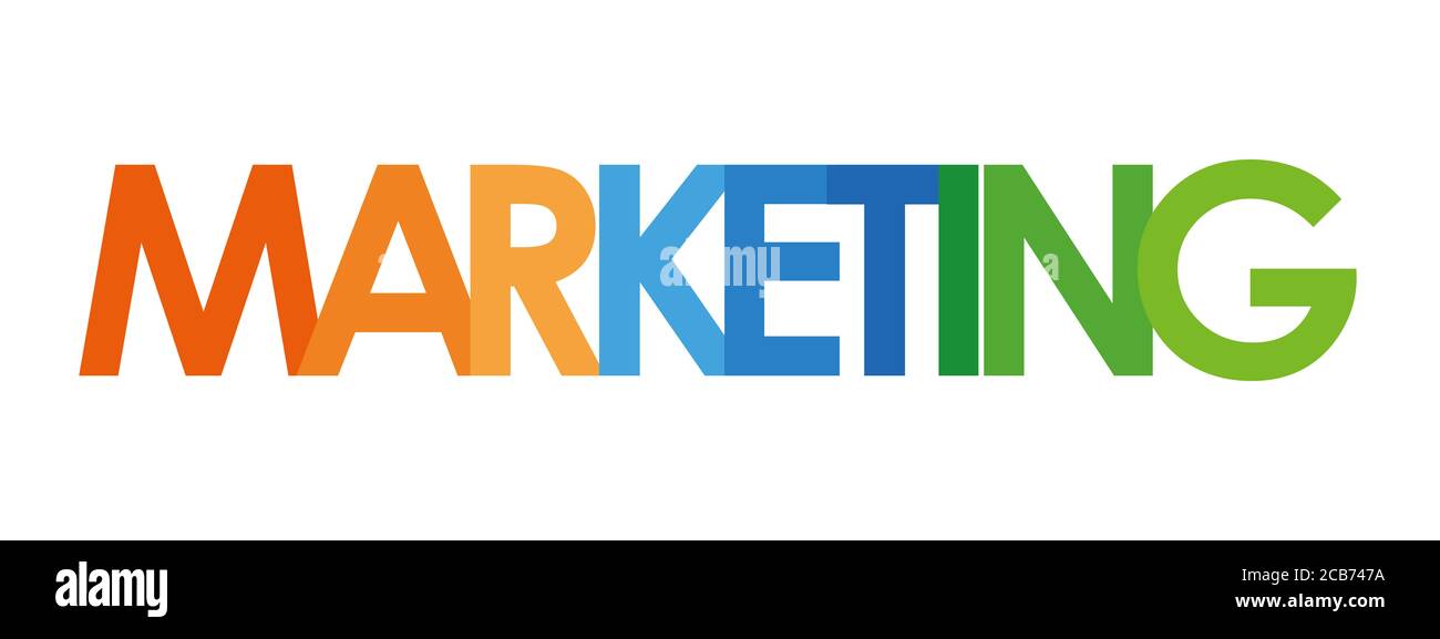 marketing text in white background Stock Photo - Alamy