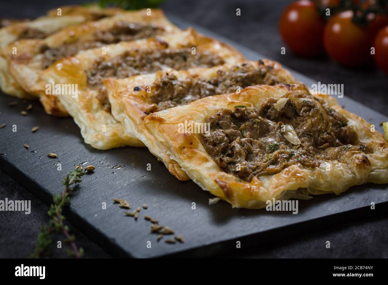 Lebanese meat pies hi-res stock photography and images - Alamy