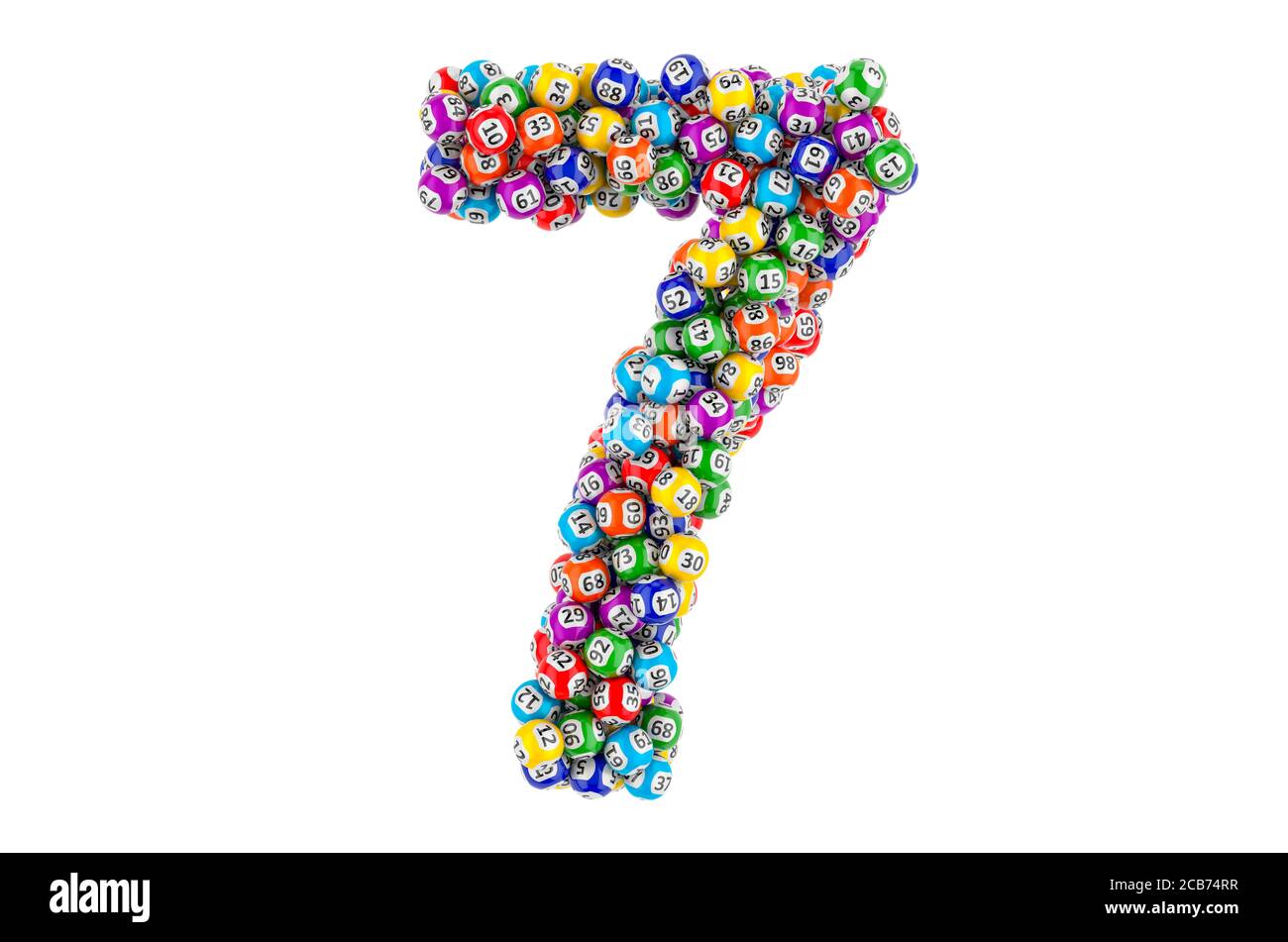 Number 7 bingo hi-res stock photography and images - Alamy