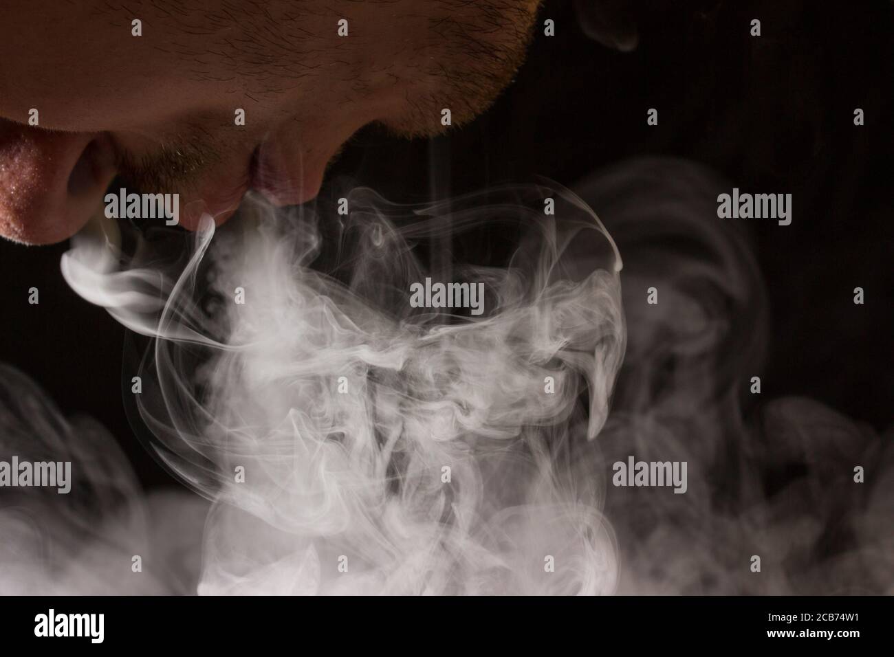 Choking smoke hi-res stock photography and images - Alamy