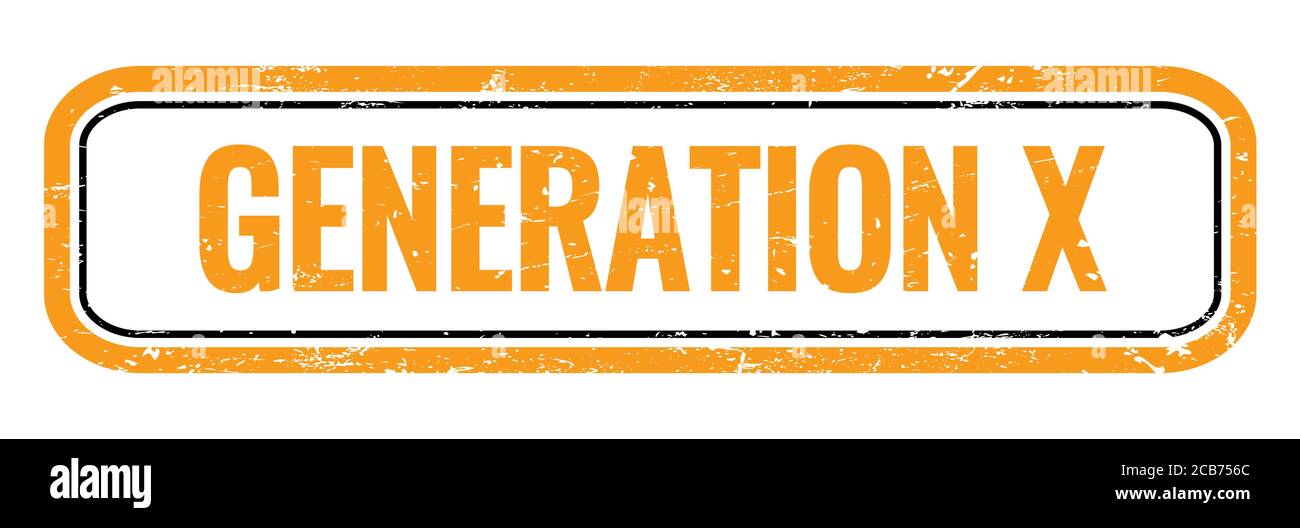Generation X Stamp High Resolution Stock Photography and Images - Alamy