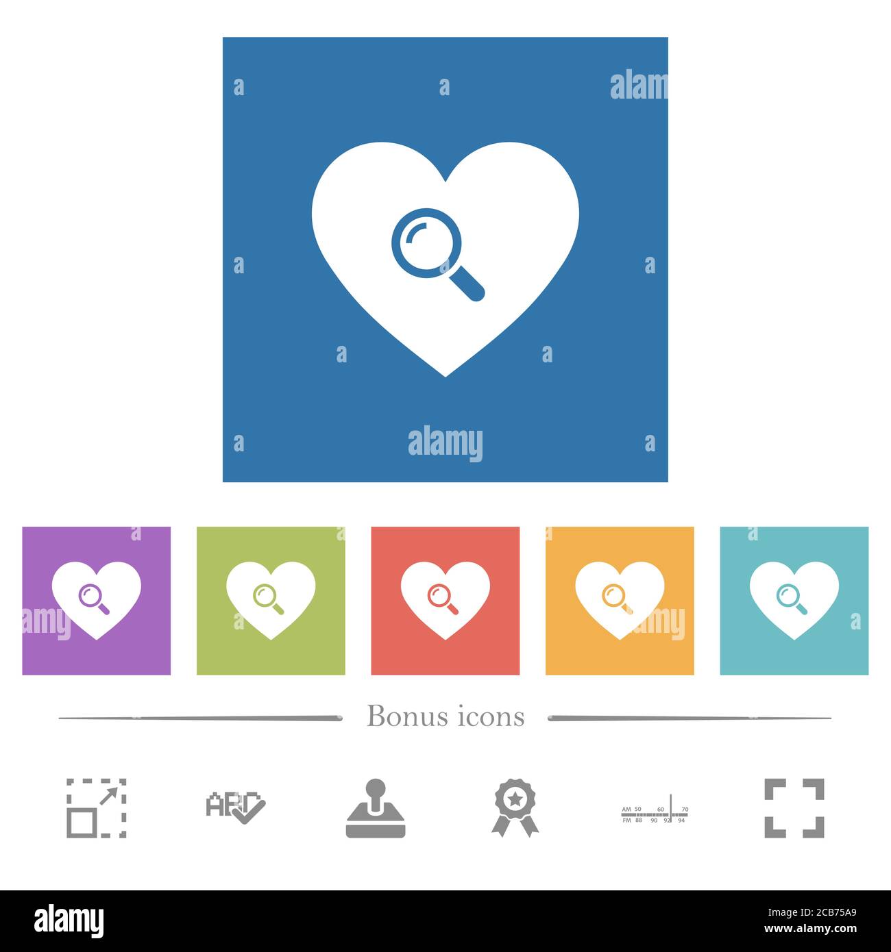 Dating flat white icons in square backgrounds. 6 bonus icons included ...