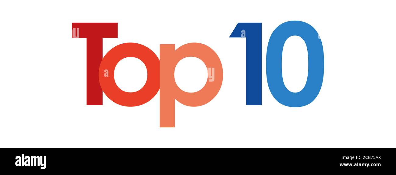 Top 10 list hi-res stock photography and images - Alamy