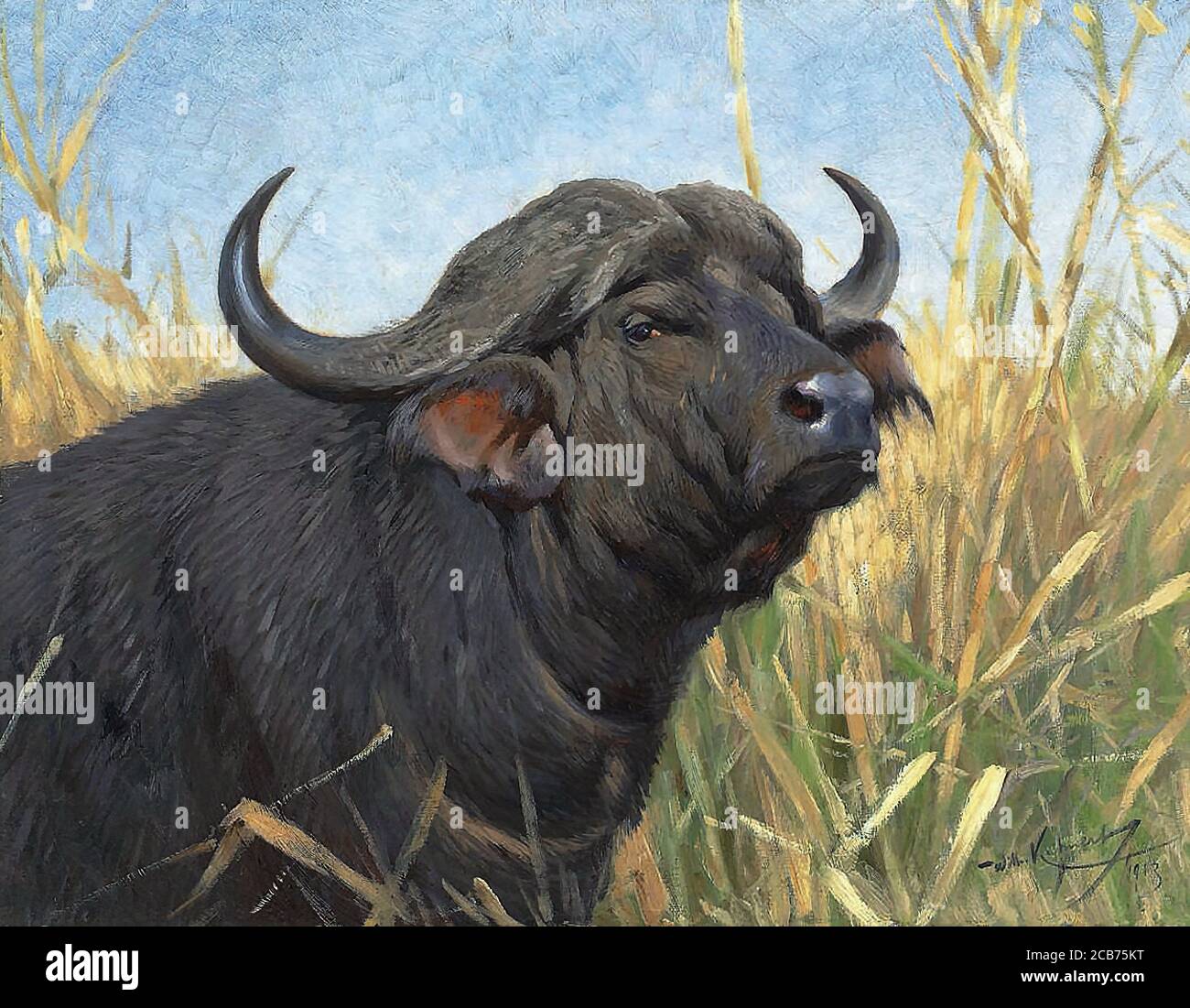 Kuhnert Wilhelm - a Buffalo - German School - 19th and Early 20th ...