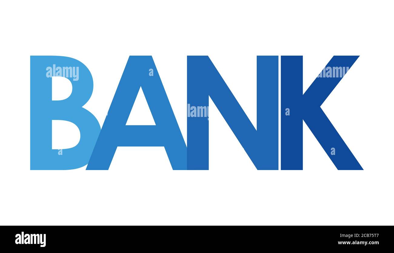 bank text in white background Stock Photo - Alamy