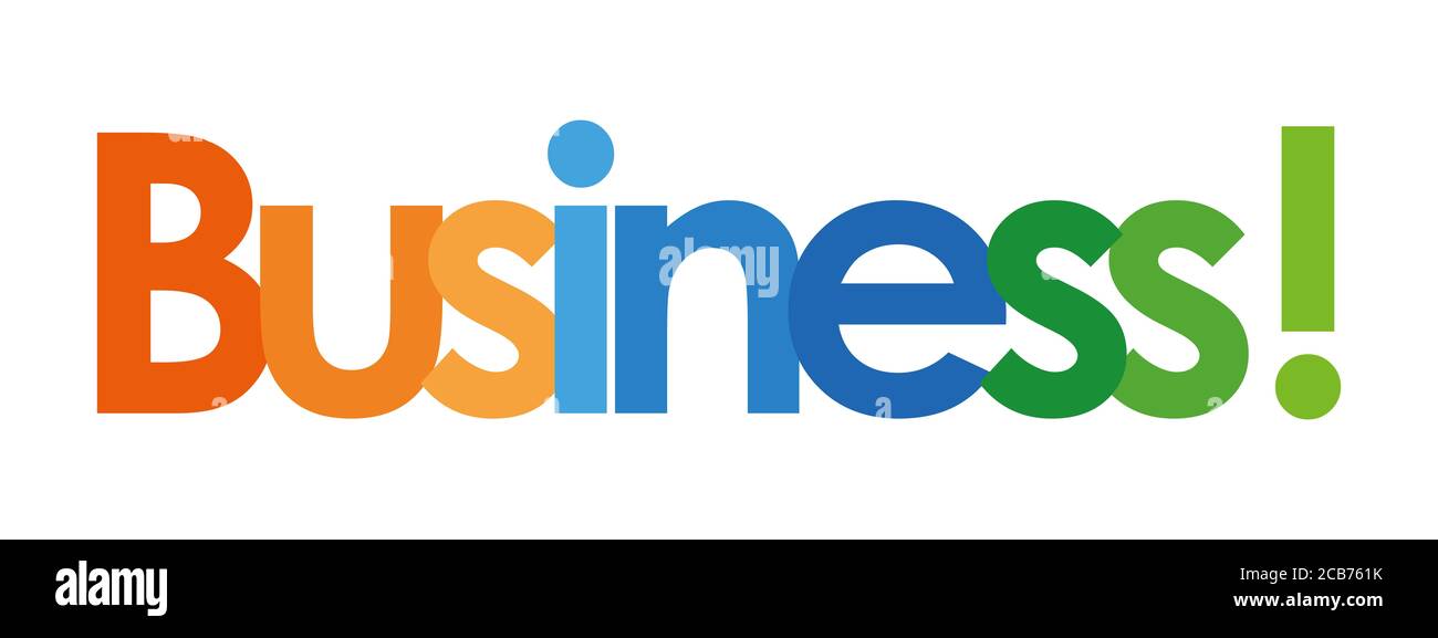 business text in white background Stock Photo - Alamy