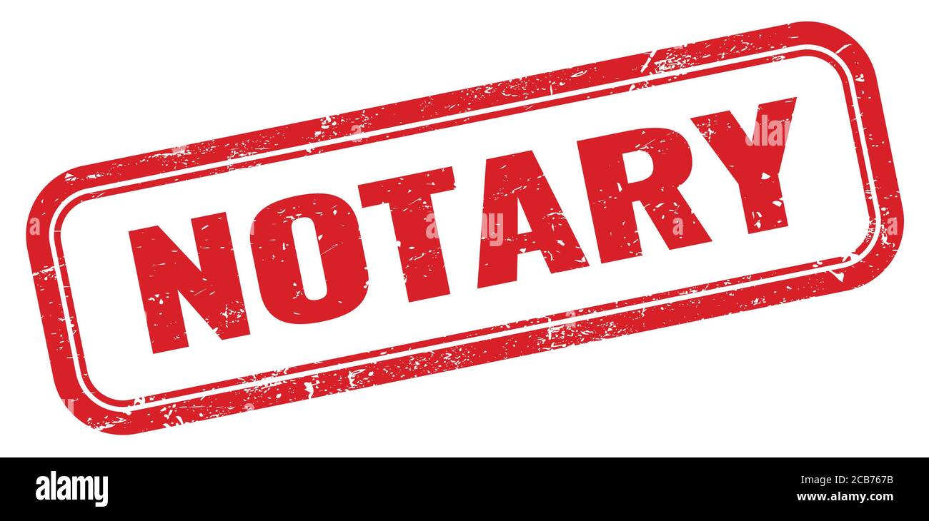 Notary stamp Cut Out Stock Images & Pictures - Alamy