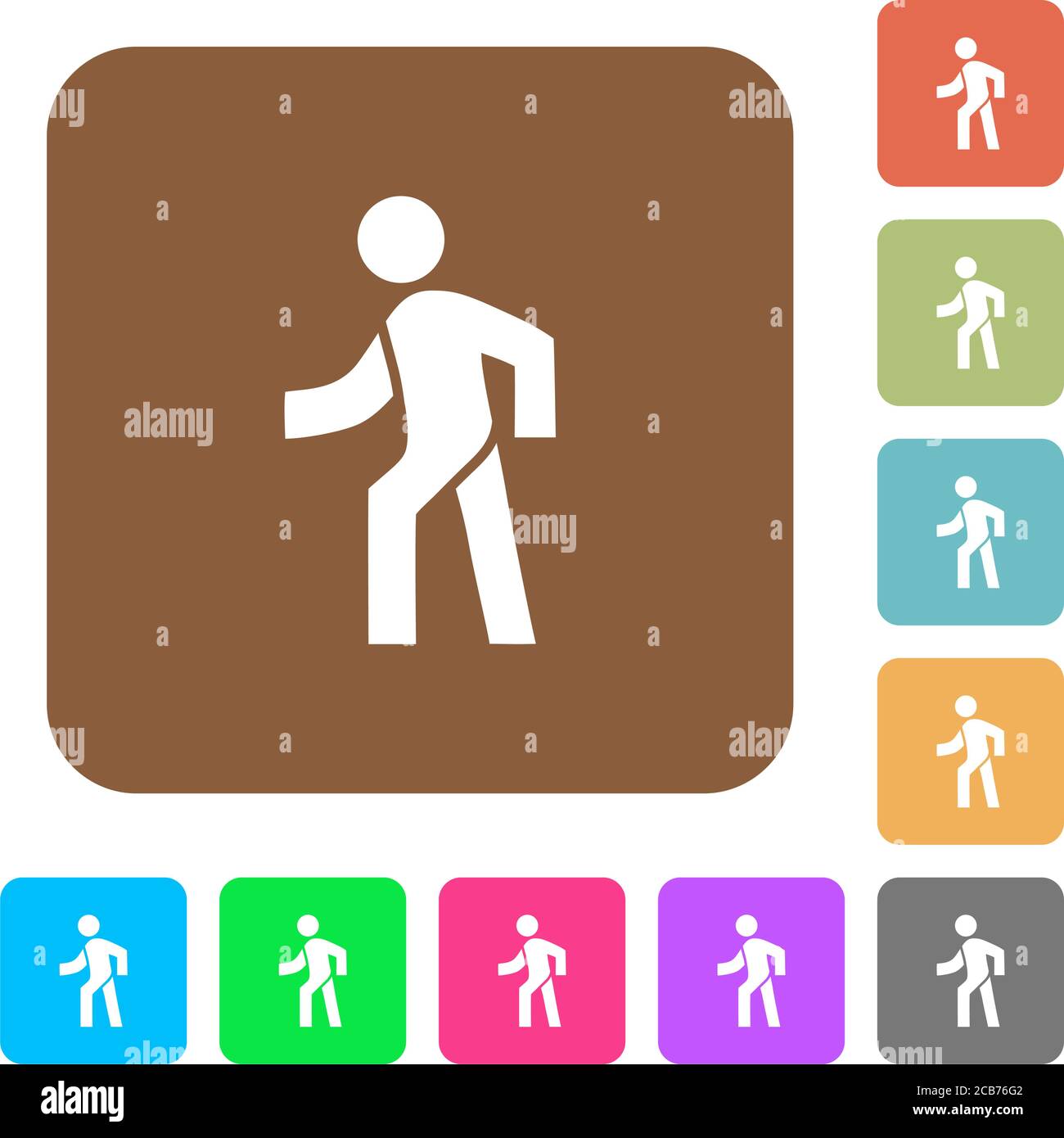 Street man walking sideview Stock Vector Images - Alamy