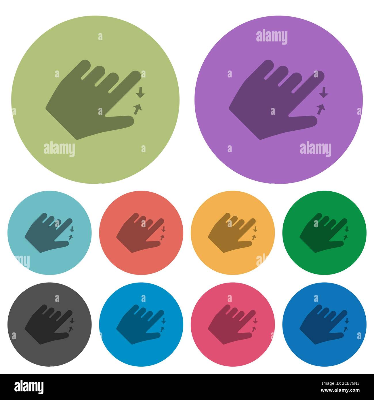 Pinch zoom background Stock Vector Images - Alamy