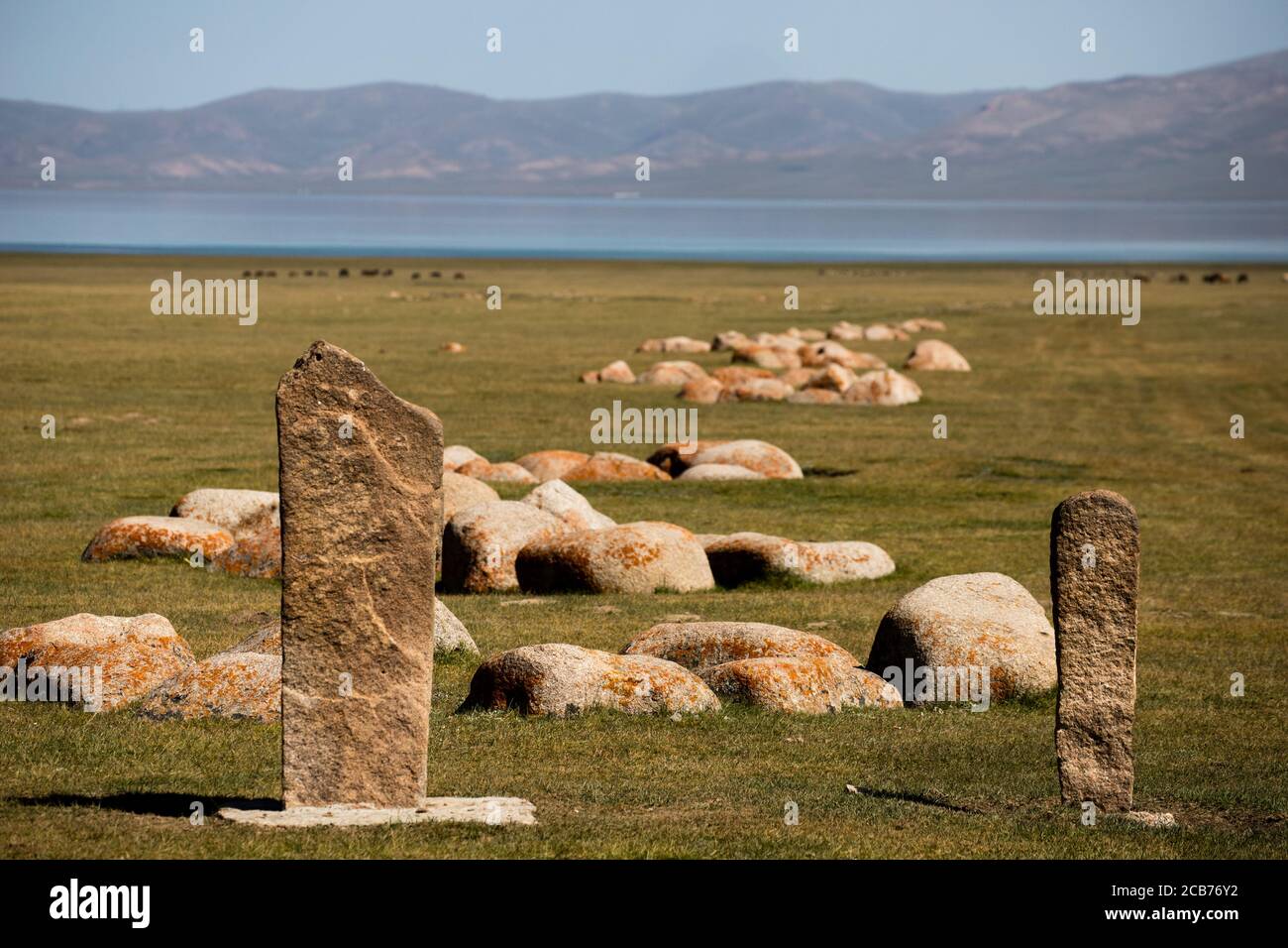 Scenes from Son Kol Lake in Kyrgyzstan's Naryn Oblast Stock Photo - Alamy