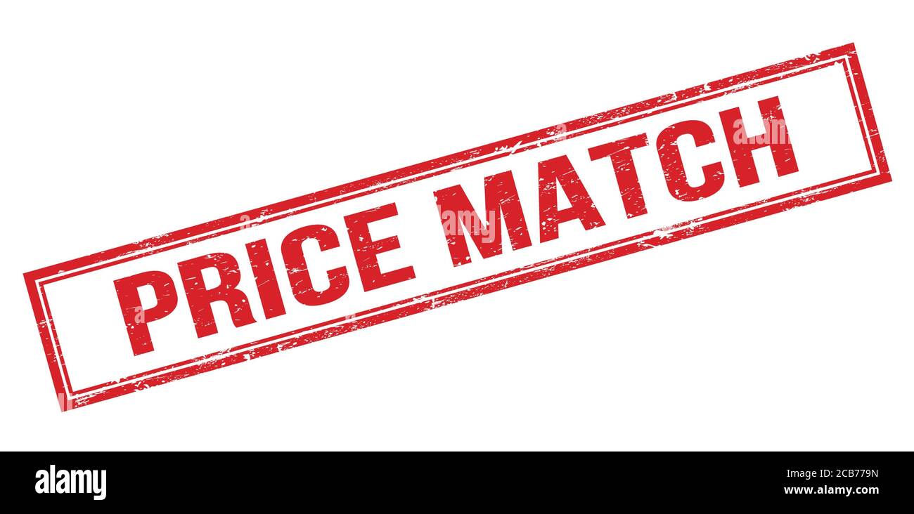 Price match sign hi-res stock photography and images - Alamy
