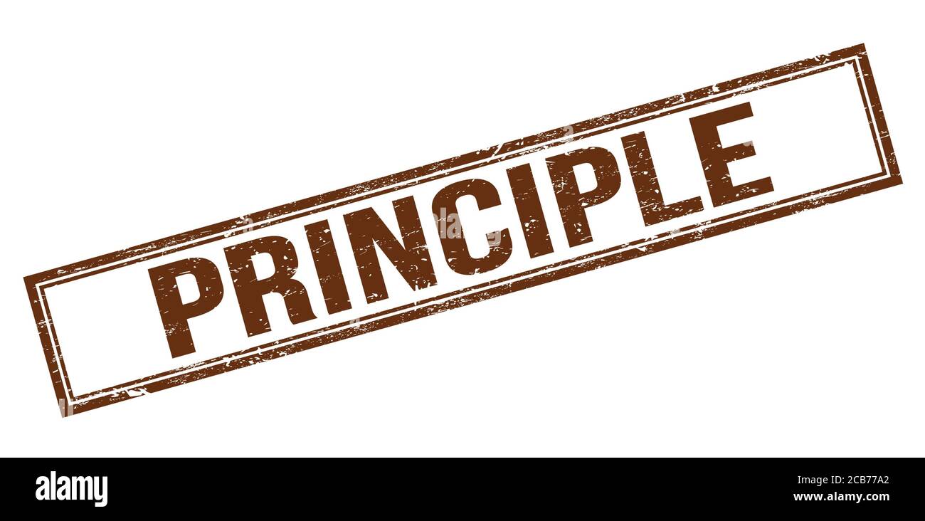 Principle stamp hi-res stock photography and images - Alamy