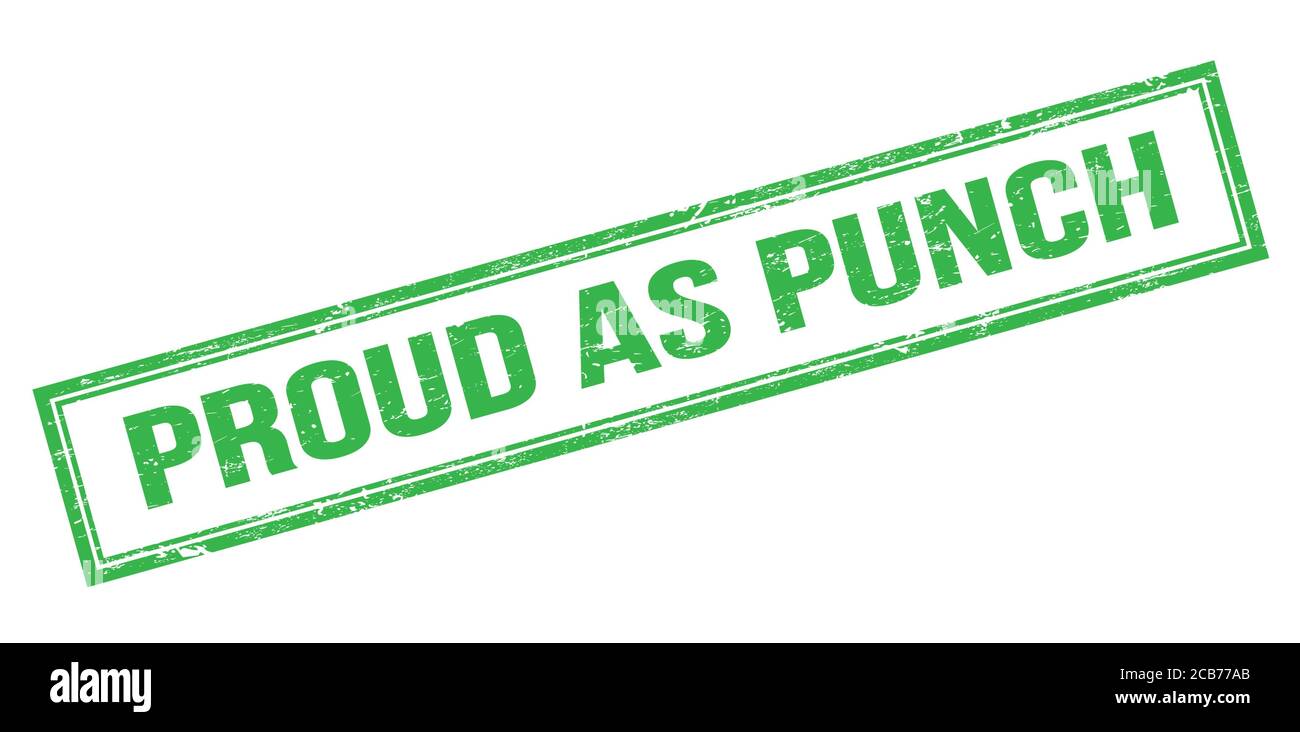 Proud as punch stamp Cut Out Stock Images & Pictures - Alamy