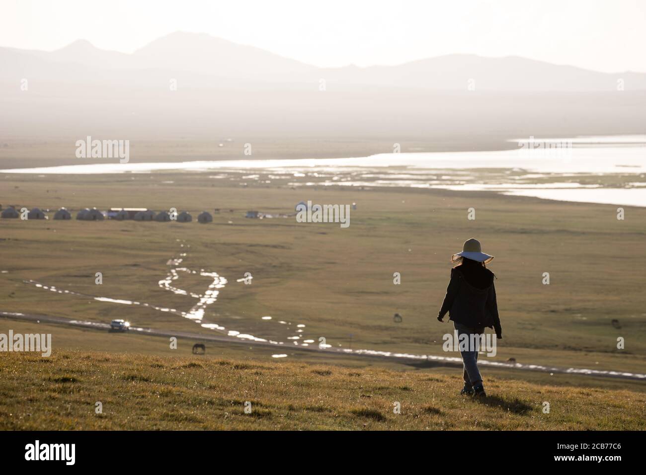 Scenes from Son Kol Lake in Kyrgyzstan's Naryn Oblast Stock Photo - Alamy