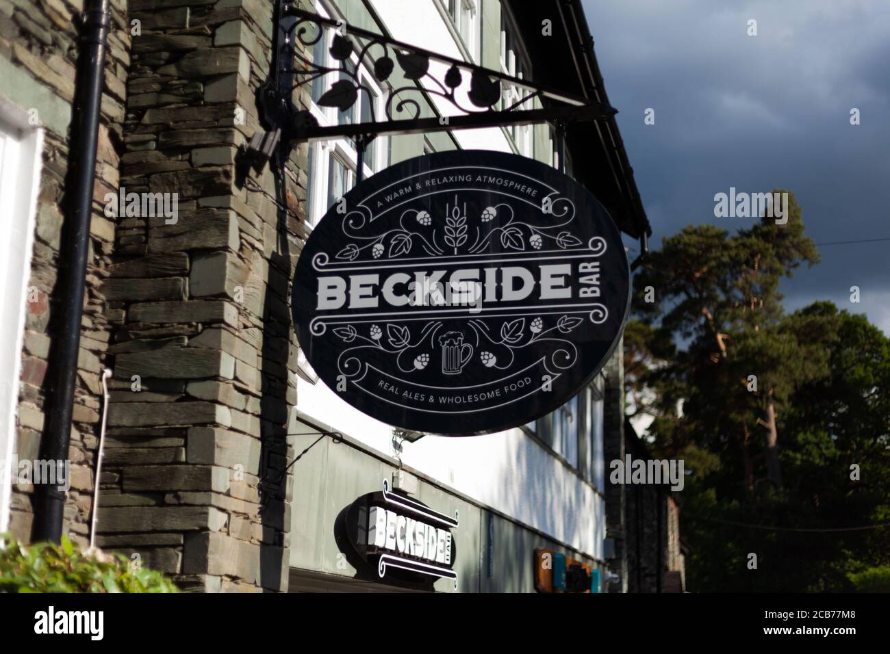 Beckside Bar in Carlisle Cumbria UK Stock Photo - Alamy