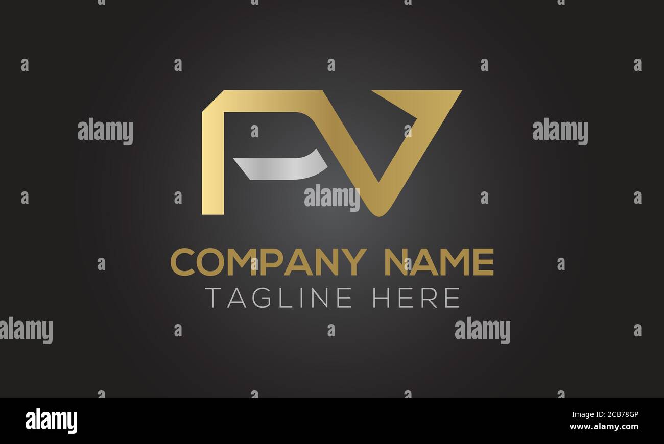 Initial PV Letter Logo With Creative Modern Business Typography Vector ... Initial PV Letter Logo With Creative Modern Business Typography Vector ...