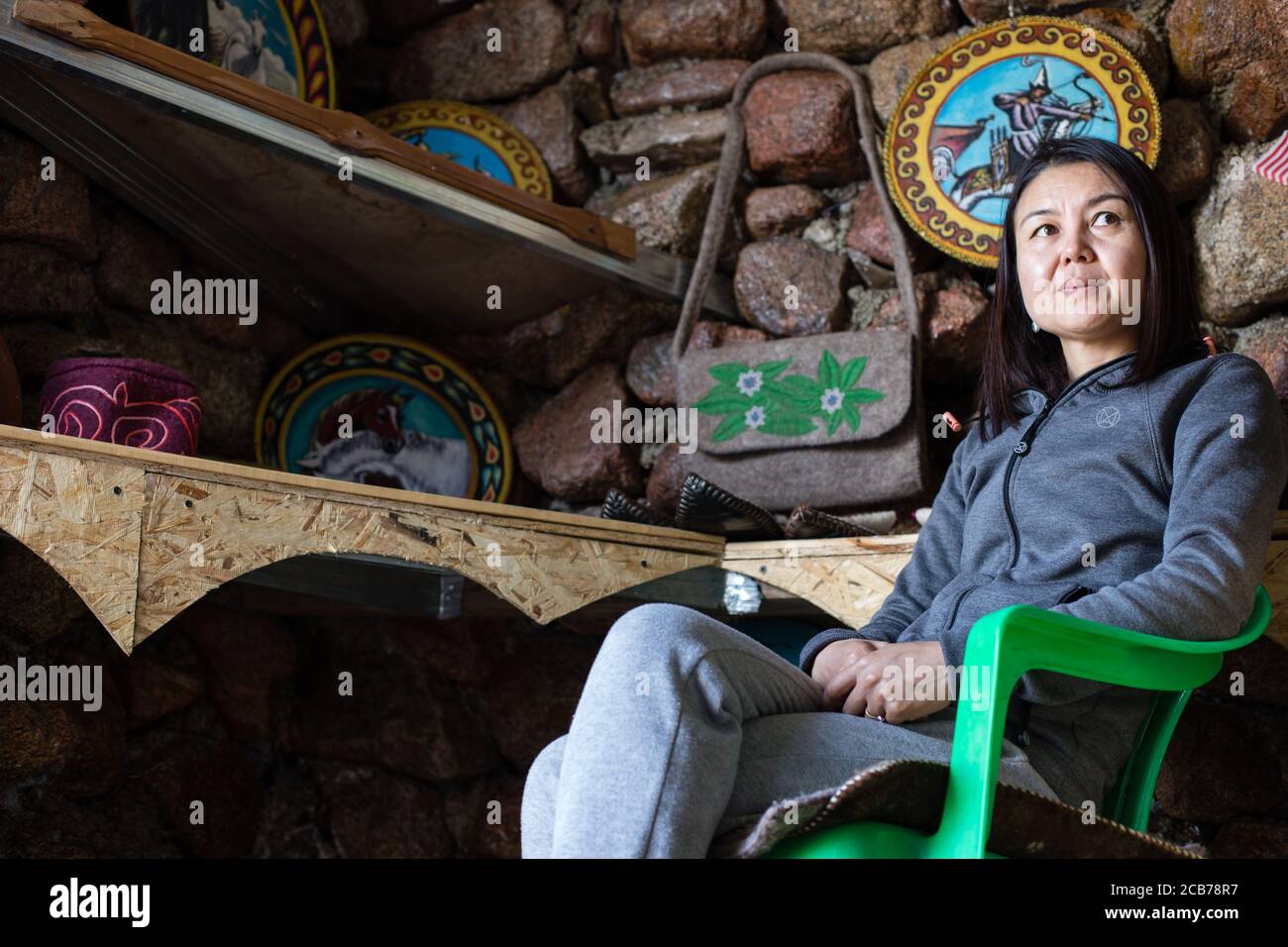 Scenes from Son Kol Lake in Kyrgyzstan's Naryn Oblast Stock Photo - Alamy