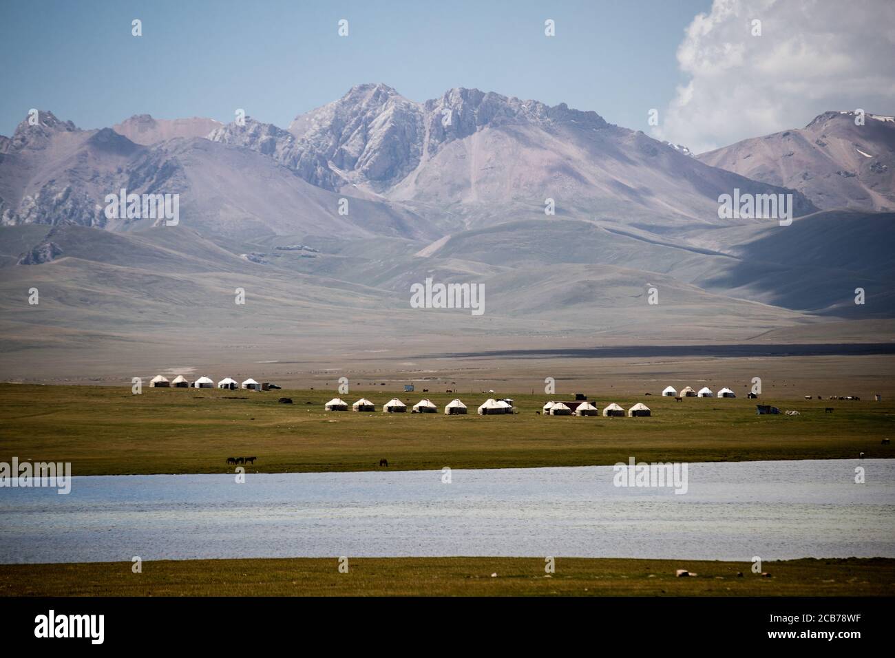 Scenes from Son Kol Lake in Kyrgyzstan's Naryn Oblast Stock Photo - Alamy
