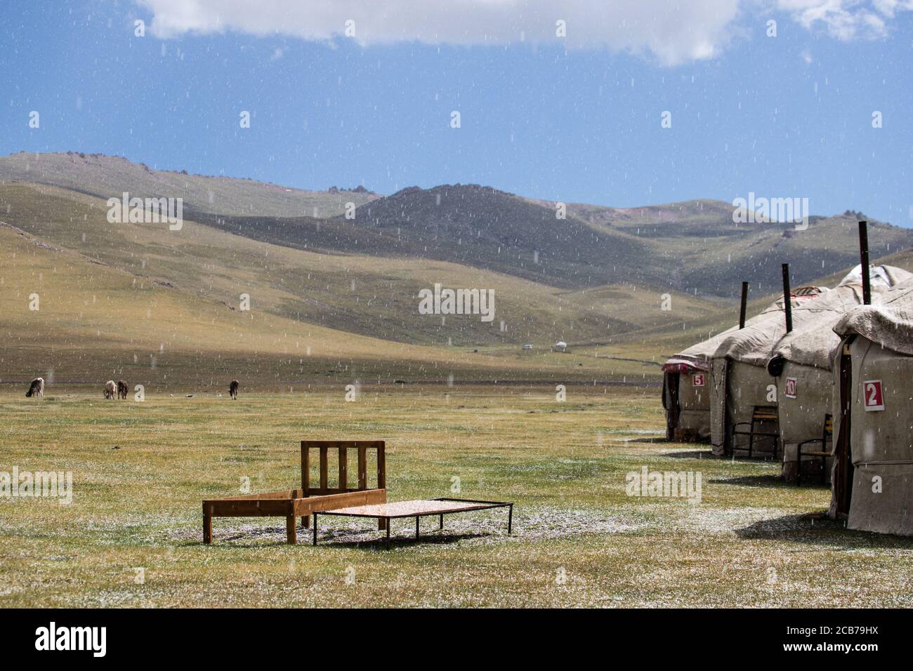 Scenes from Son Kol Lake in Kyrgyzstan's Naryn Oblast Stock Photo - Alamy