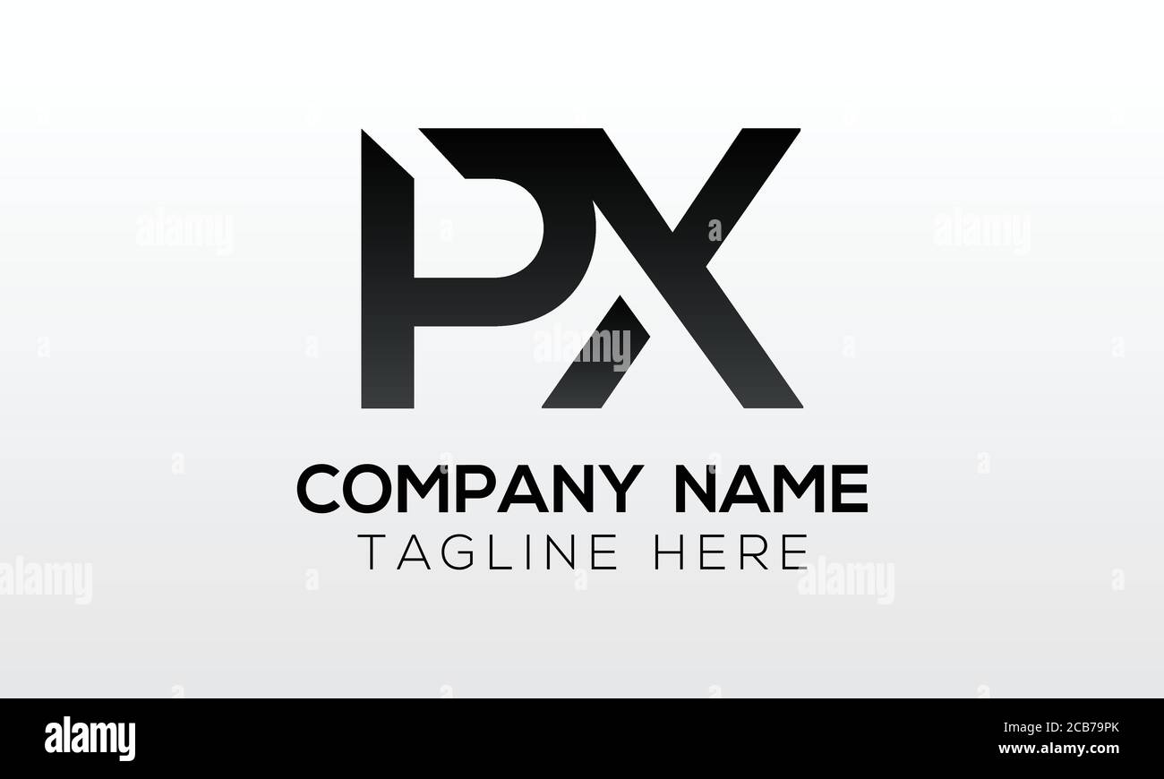 Initial PX Letter Logo With Creative Modern Business Typography Vector ...