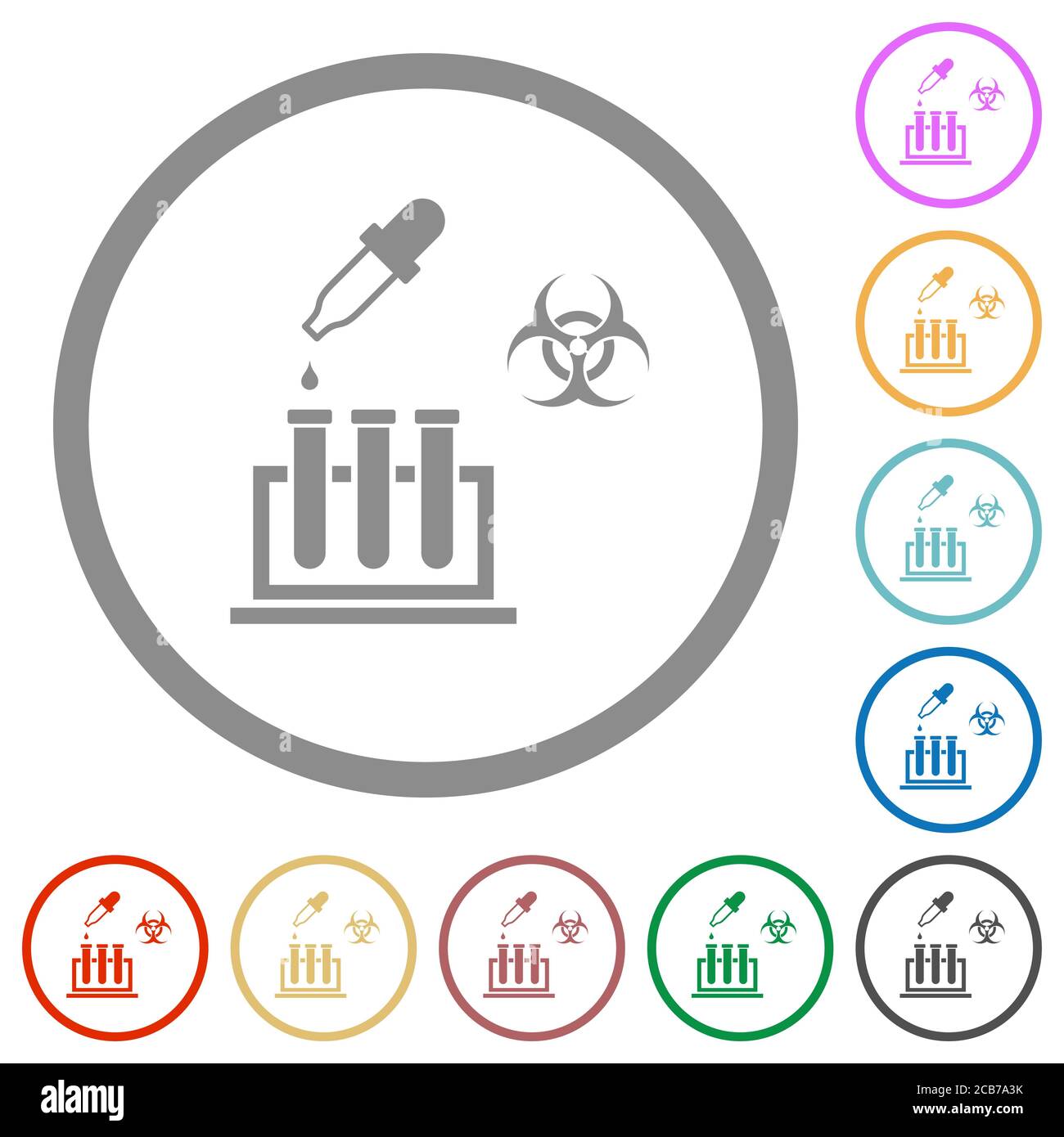 Biological hazard symbols Stock Vector Images - Alamy