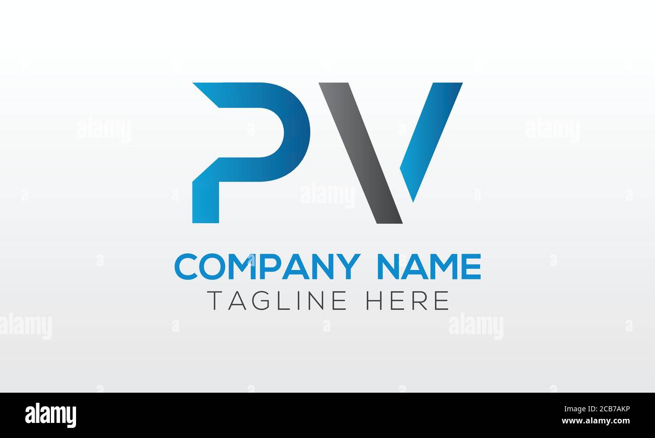 Initial PV Letter Logo With Creative Modern Business Typography Vector ... Initial PV Letter Logo With Creative Modern Business Typography Vector ...