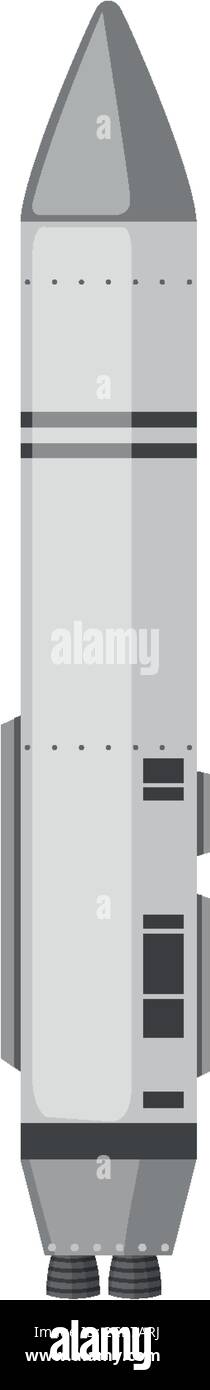 Isolated space rocket cartoon illustration Stock Vector Image & Art - Alamy