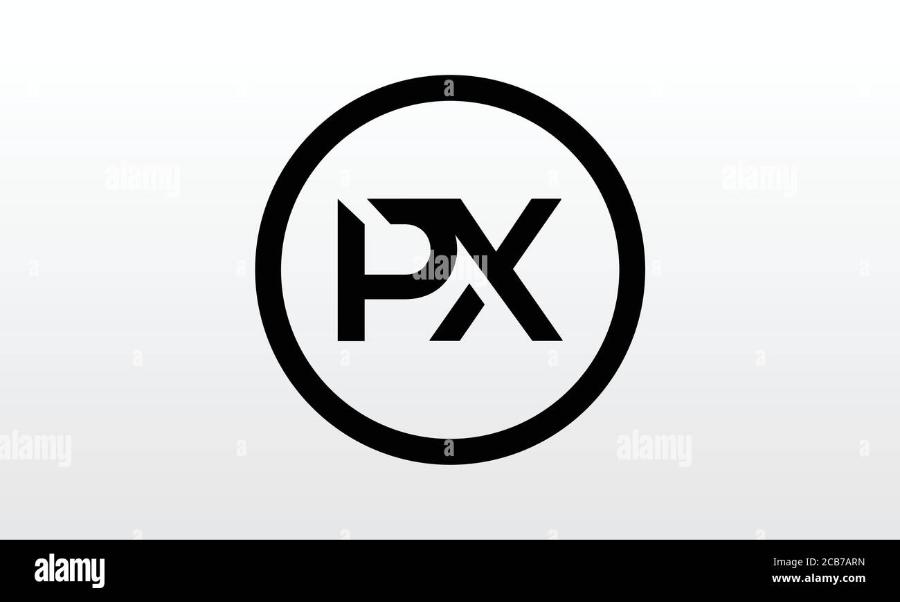 Initial PX Letter Logo With Creative Modern Business Typography Vector ...