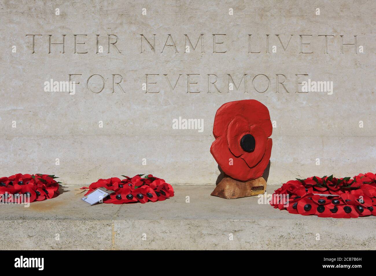 The stone of remembrance at the thiepval memorial hi-res stock ...