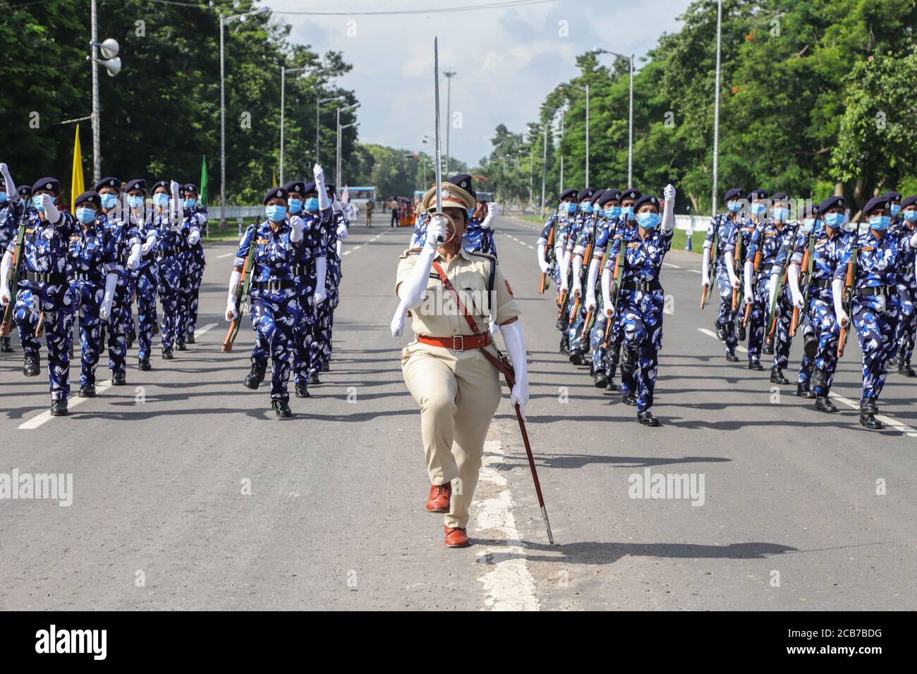Indian rapid action force raf hi-res stock photography and images - Alamy