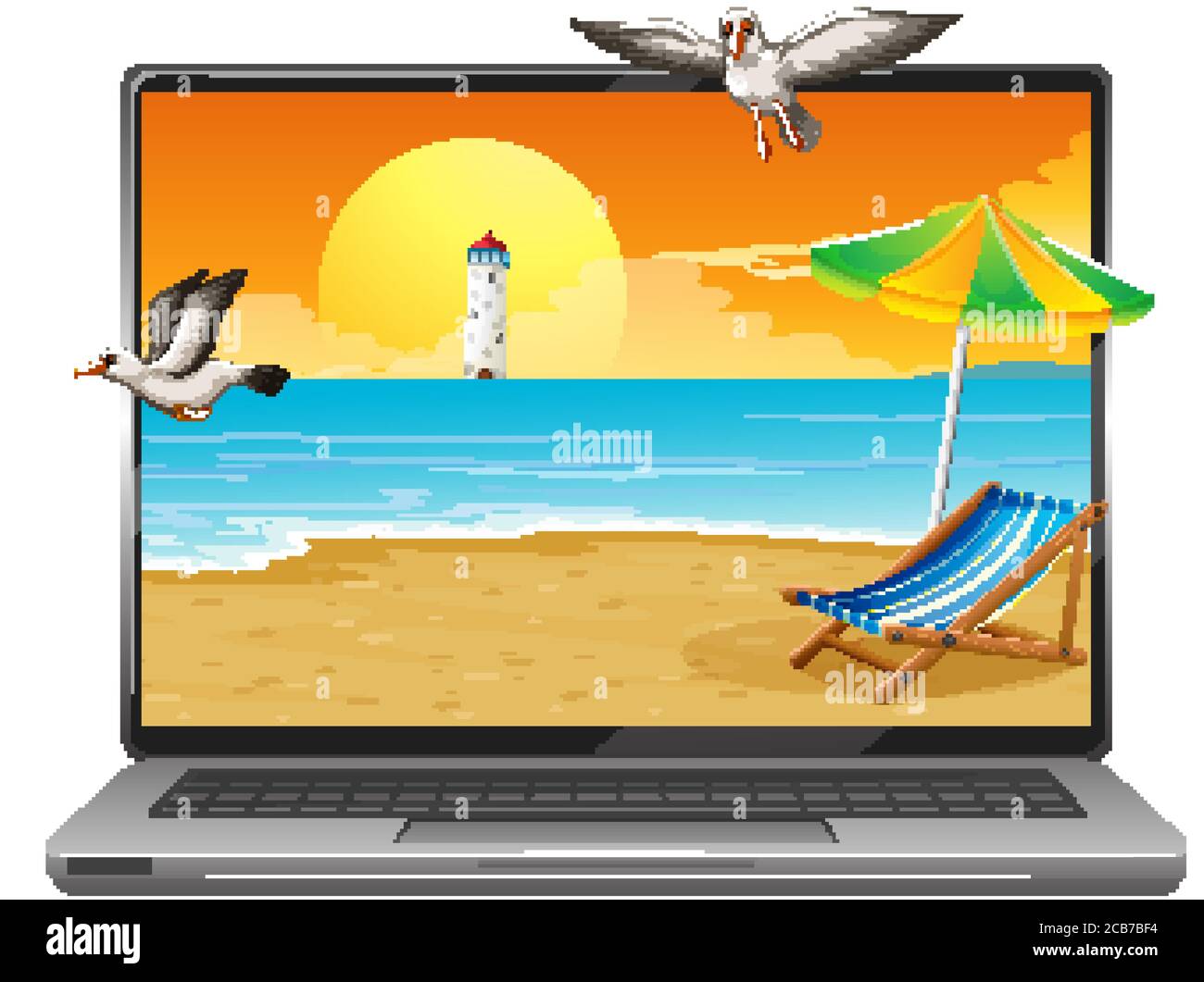 Hot computers Stock Vector Images - Alamy