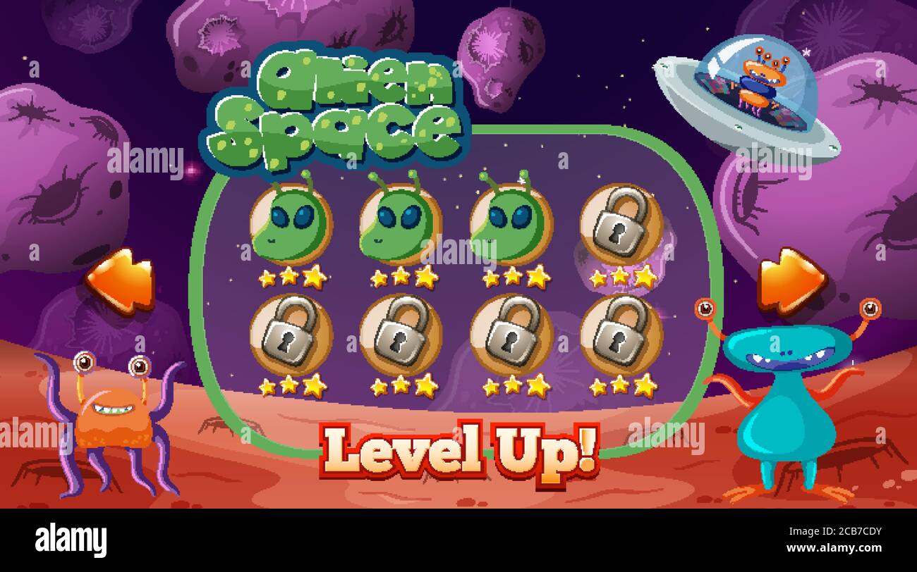 Game template astronaut in hi-res stock photography and images - Alamy