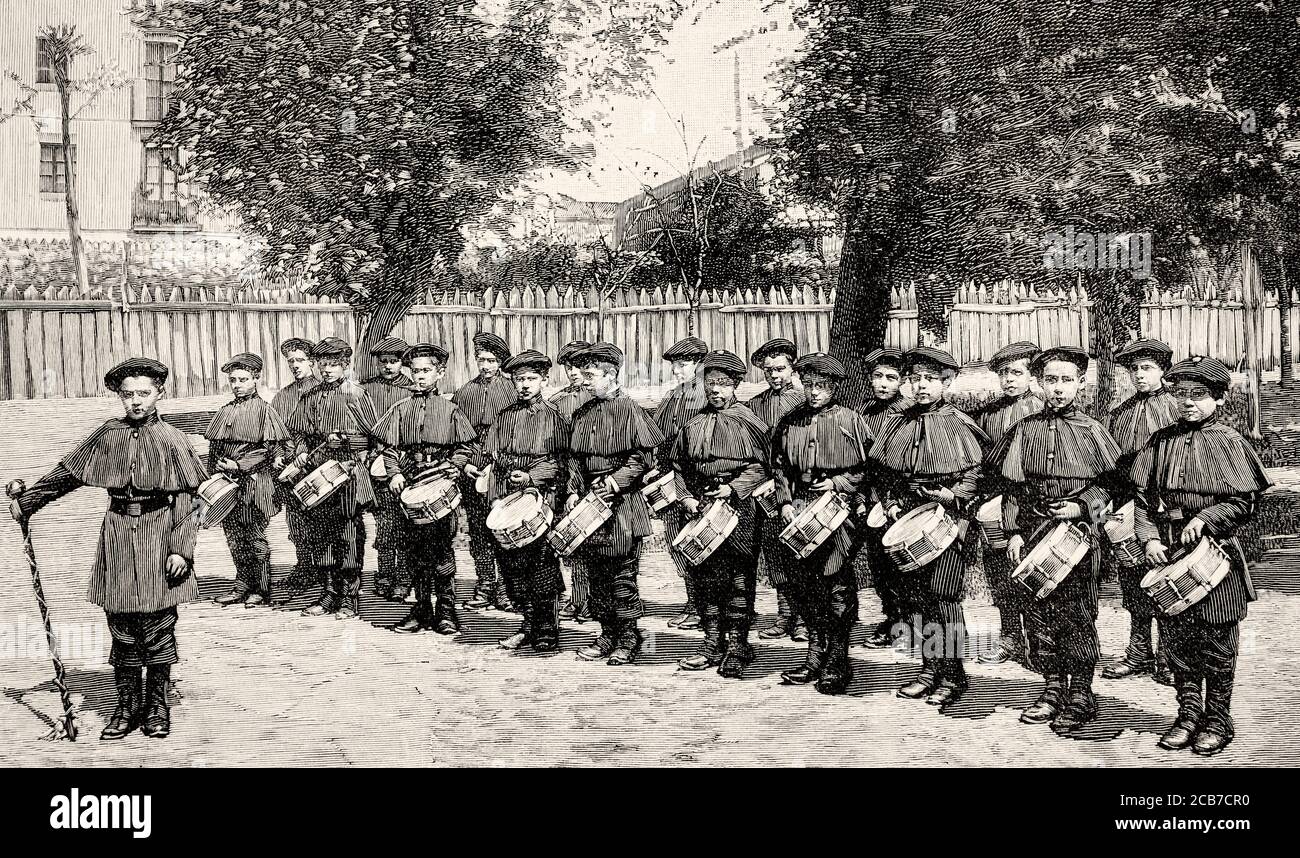 The Aguilas children's battalion. In 1894 the one of the Hospice of San ...