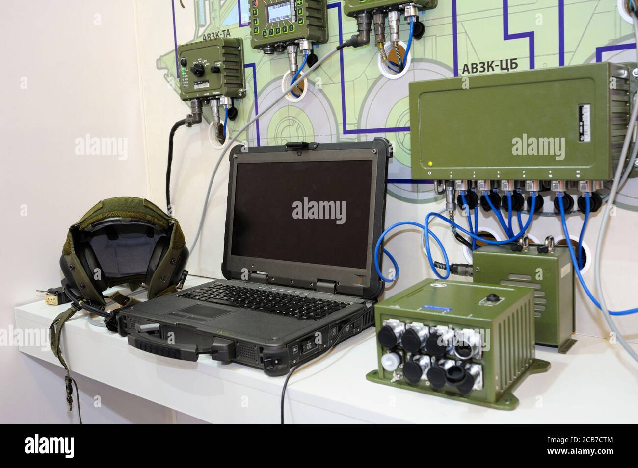 Military monitoring and communicating system, part of equipment of ...