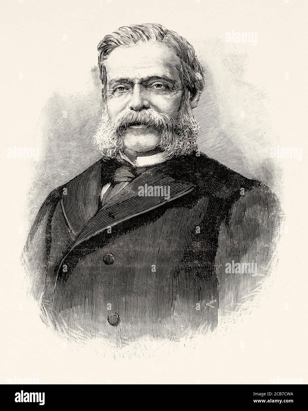 Portrait of Manuel María de Santa Ana (Seville 1820 - Madrid 1894 ...