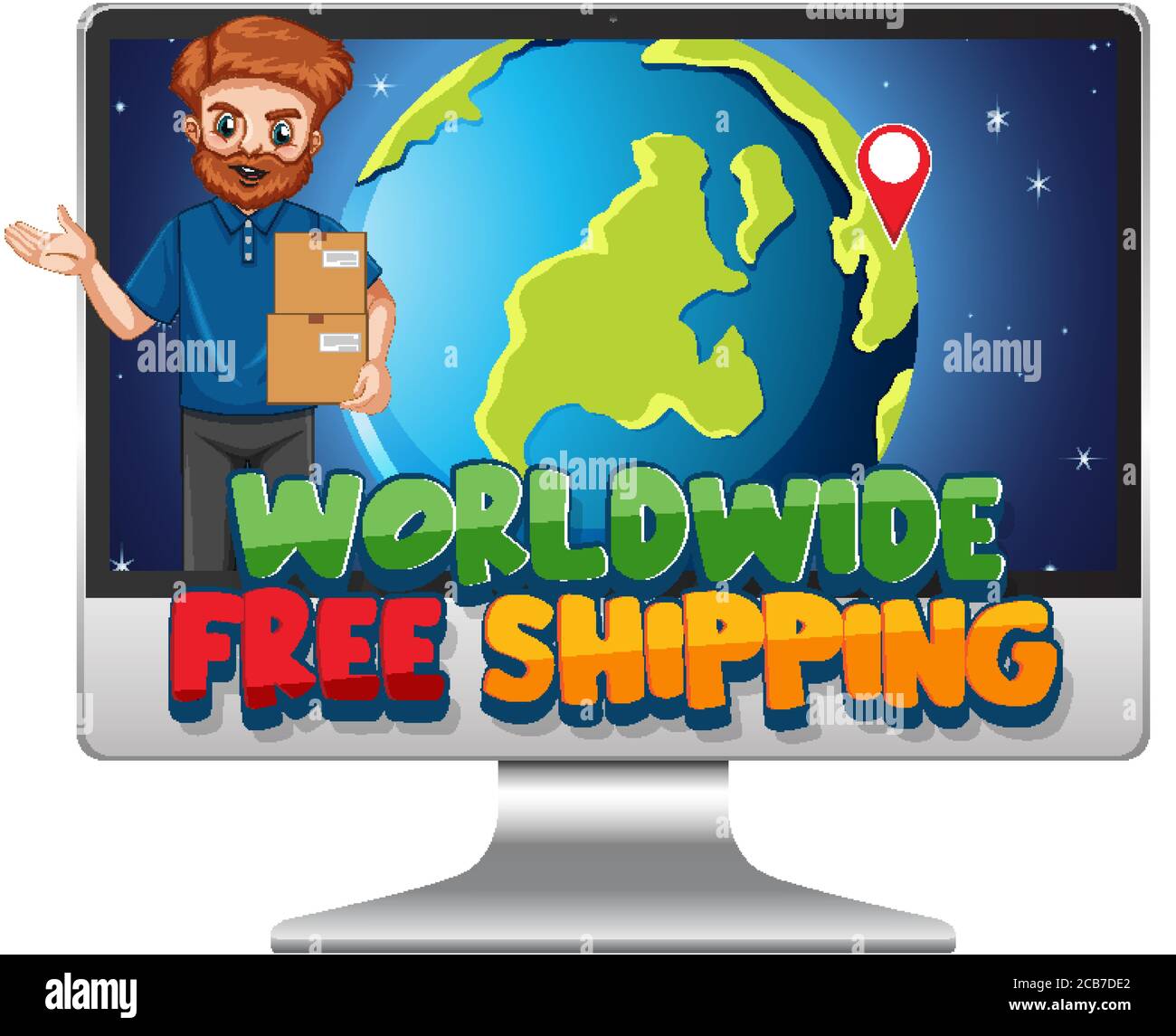 Worldwide signage Stock Vector Images - Alamy