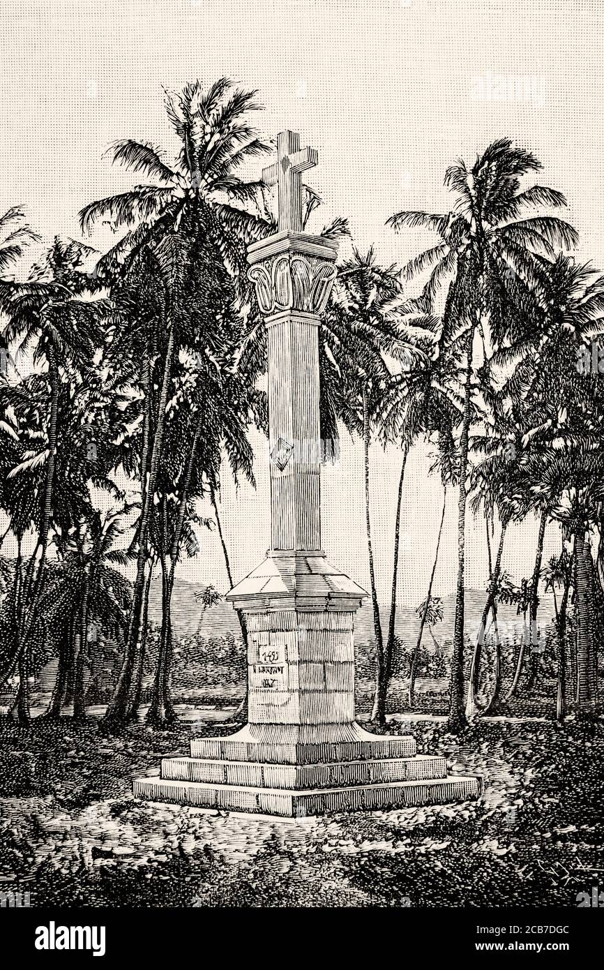 Cross Christopher Columbus monument designed by Lieutenant Colonel Juan ...