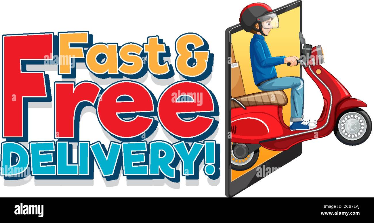Free Home Delivery Logo
