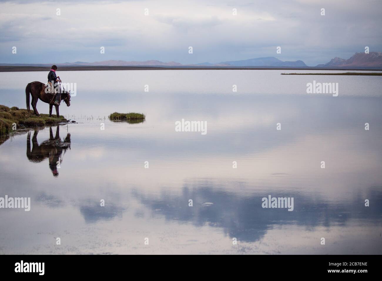 Scenes from Son Kol Lake in Kyrgyzstan's Naryn Oblast Stock Photo - Alamy