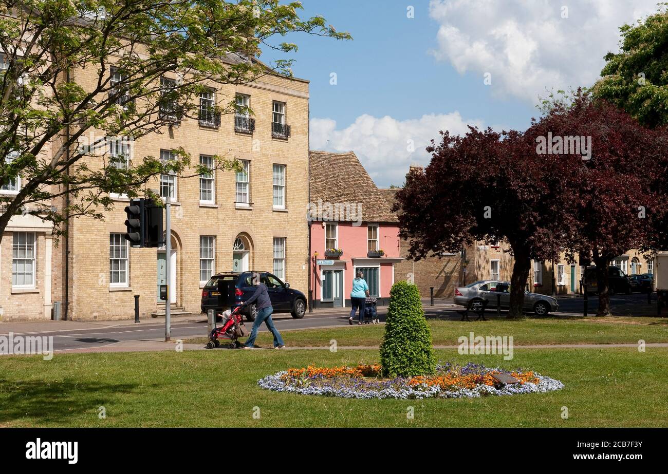 People enjoying a walk on a summers day in the pretty cathedral city of ...
